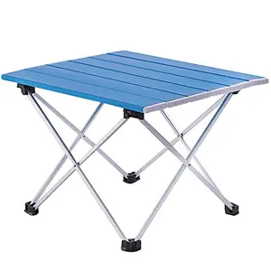 Foldable Portable Aluminum Table with Carry Bag - DealAM.com