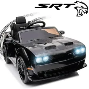 Kids' Dodge Challenger SRT Hellcat 12V Ride-On - DealAM.com